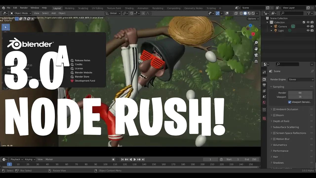 Blender 3.0 Alpha - Node Rush!