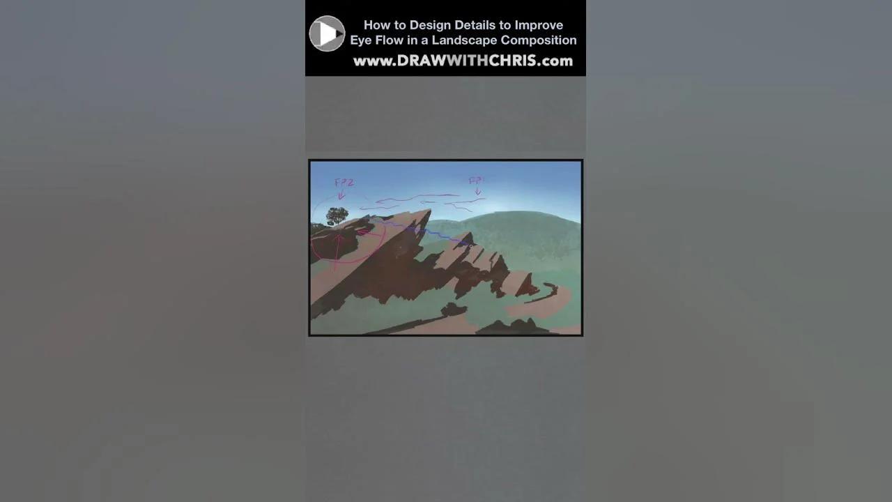 How to Design Focal Paoints and Eye Flow in a Landscape Composition
