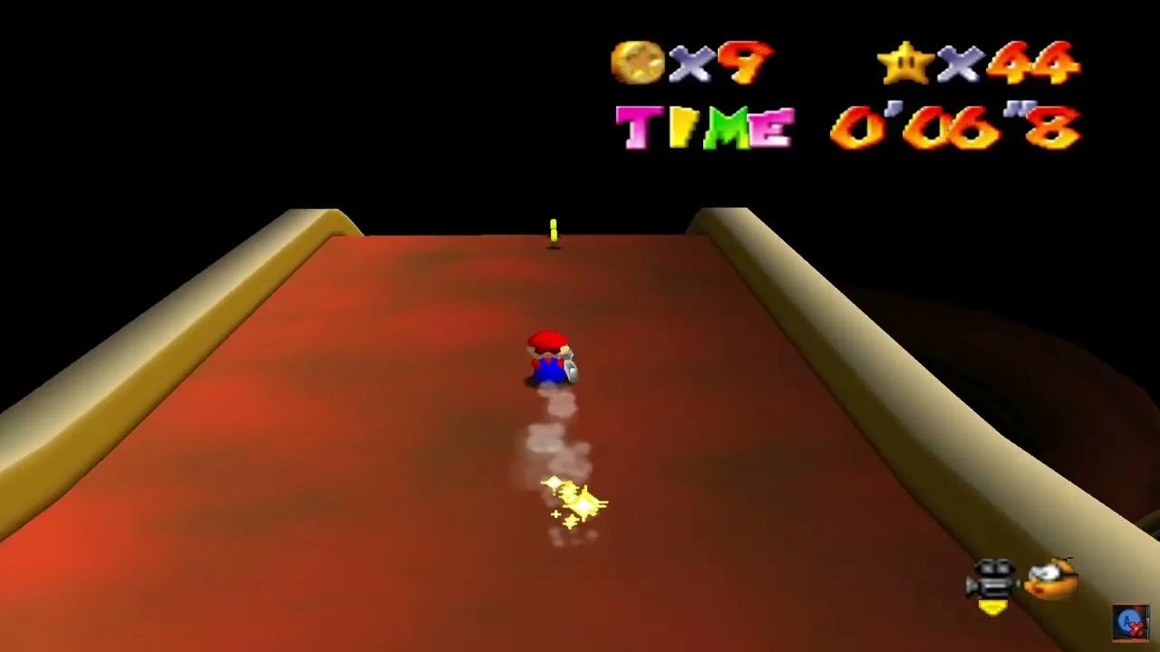 Super Mario 64 (1080p) [Shotgun Mario Remaining RA] - Sliding Secret ...