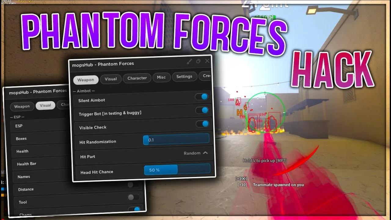 Phantom Forces SCRIPT HACK GUI 2023: SILENT AIMBOT, CHARACTER RAGE MODE, FLY + ESP | (*PASTEBIN*)