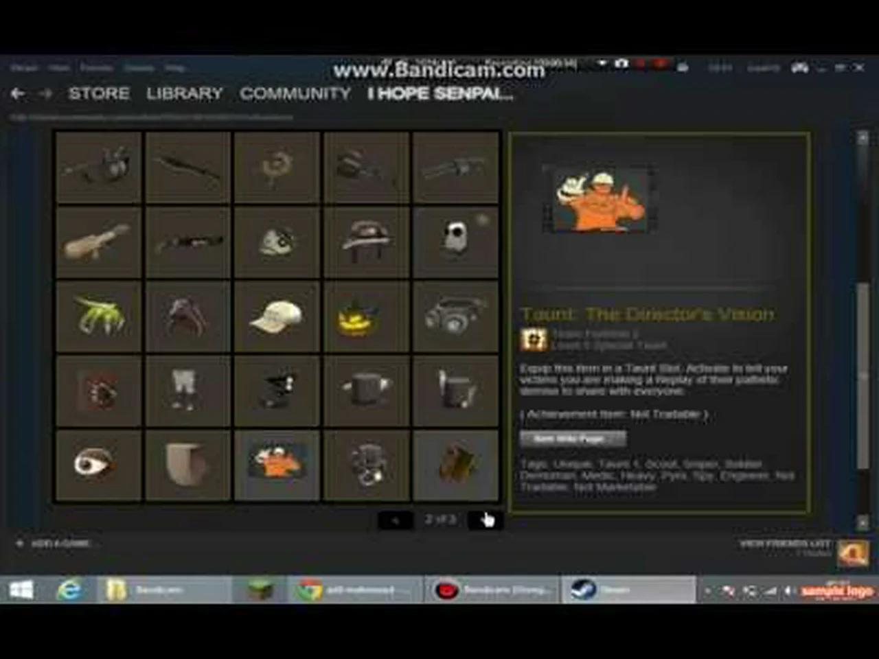 My Tf2 Loadout and Inventory
