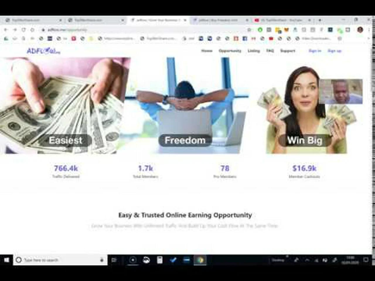 AdFlow $10. update and review Top5RevShare.com