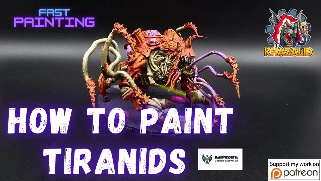 🐲Pintar TIRANIDOS con contrast FAST PAINTING