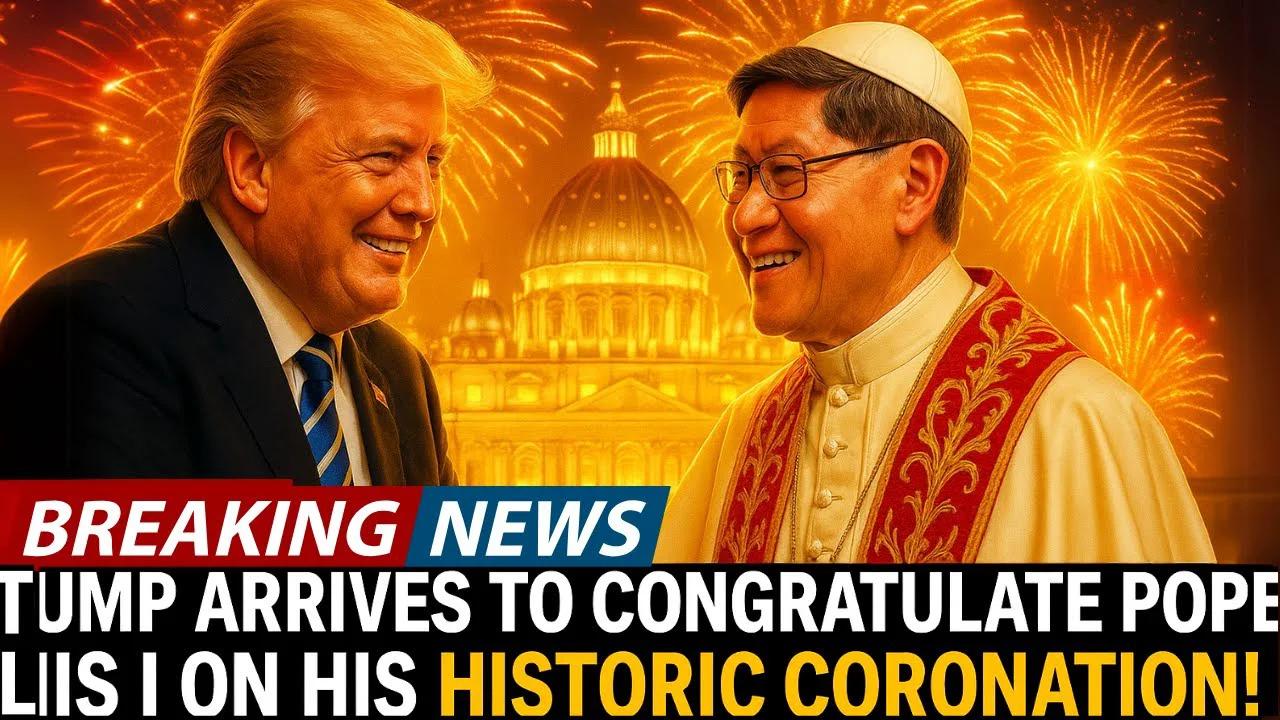 BREAKING: Trump Arrives to Congratulate Pope Luis I on His Historic ...