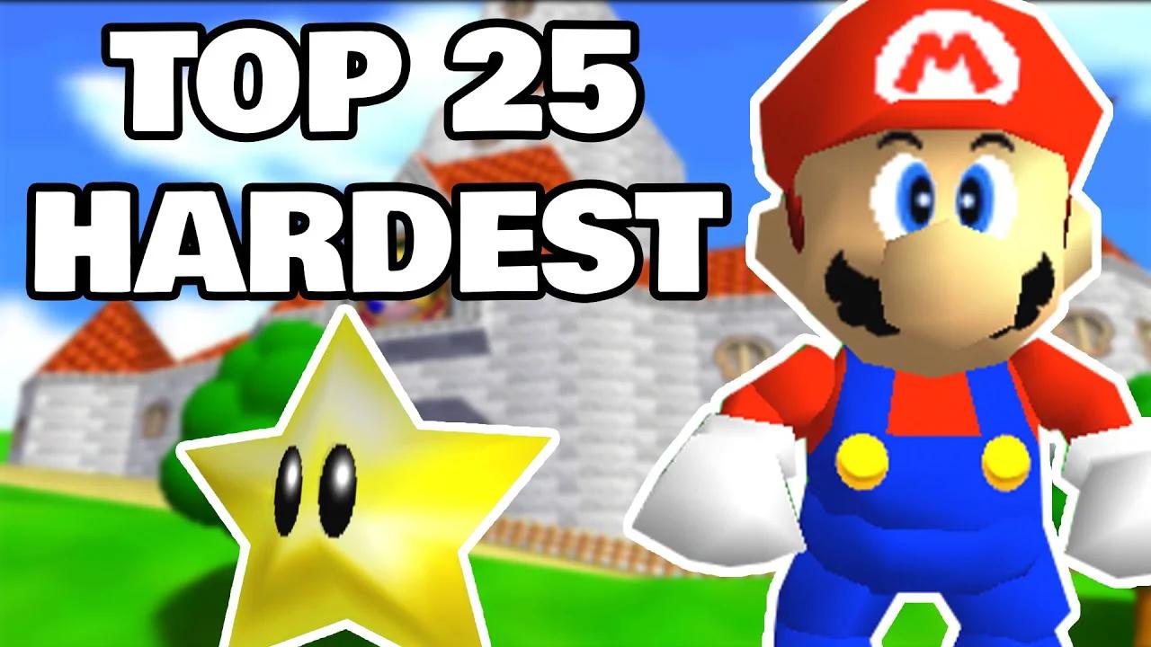 Top 25 Hardest Stars in Super Mario 64