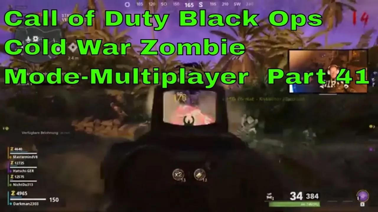 Call of Duty Black Ops Cold War Zombie Mode-Multiplayer Part 41