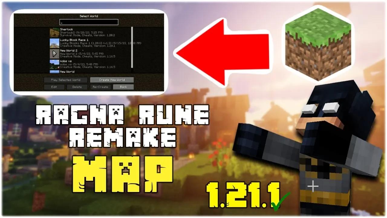 How To Install Ragna Rune Remake Map in Minecraft 1.21.1 (2024)