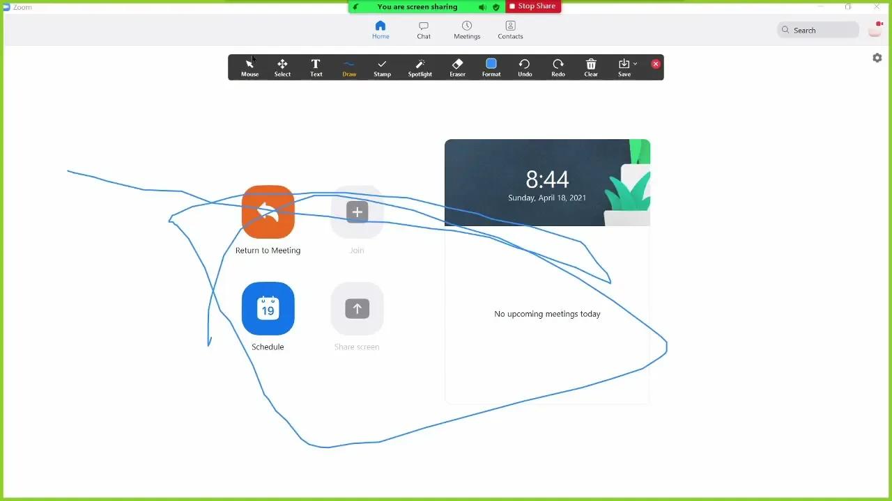 How to write and type and annotate in zoom share screen | Zoom Share ...