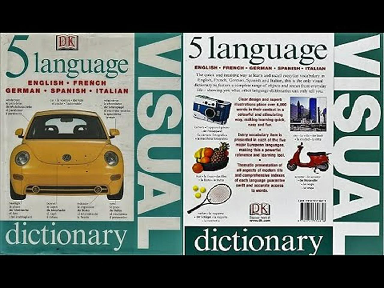 DK 5 Language Visual Dictionary English French German Spanish Italian