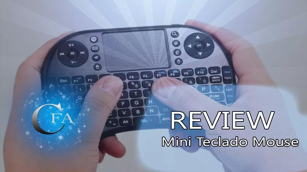 REVIEW Mini Teclado Mouse Sem fio