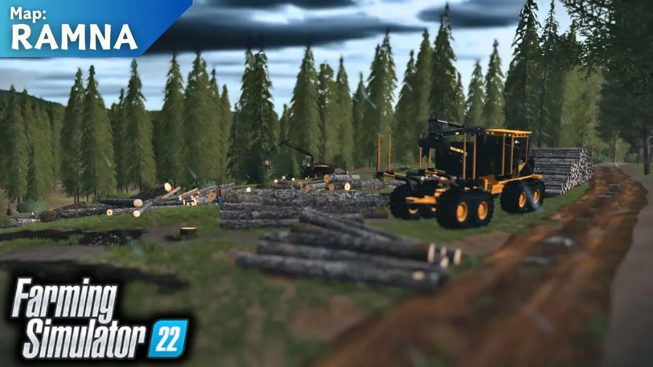 Realistic European Logging | First person | Roleplay | FS22