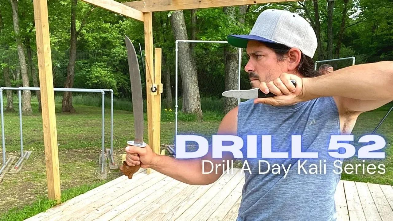 DRILL 52 - Drill A Day Kali Center Training Series | Filipino Martial ...