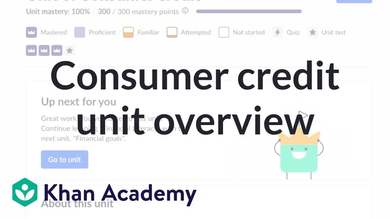 Consumer credit unit overview | Teacher Resources | Financial Literacy ...