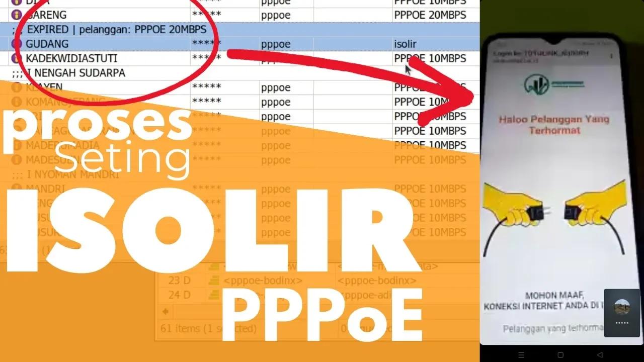 Proses Setting Auto Isolir PPPoE Mikrotik