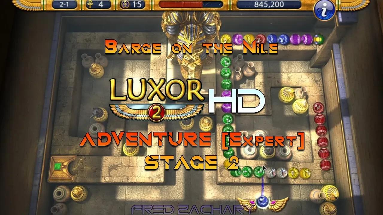 Luxor 2 HD [2012] | Adventure [Expert] - Stage 2 : Barge on the Nile