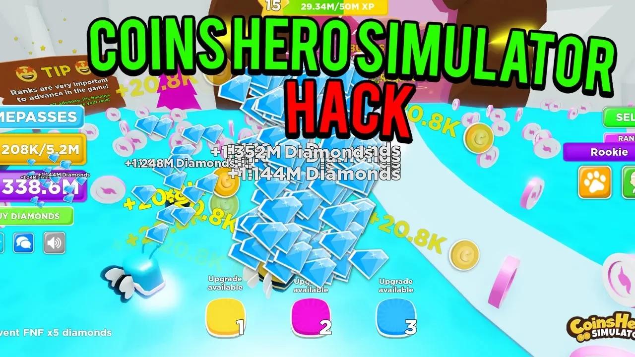 ROBLOX COIN HERO SIMULATOR HACK | UNLIMITED GEMS & COINS! WORKING