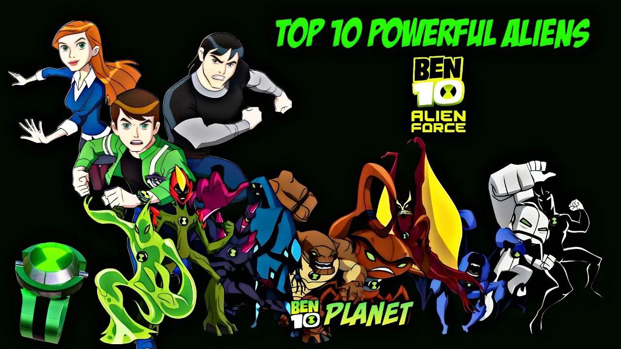Top 10 Strongest Aliens In Ben 10 Alien Force Cartoon Tamil Explanation