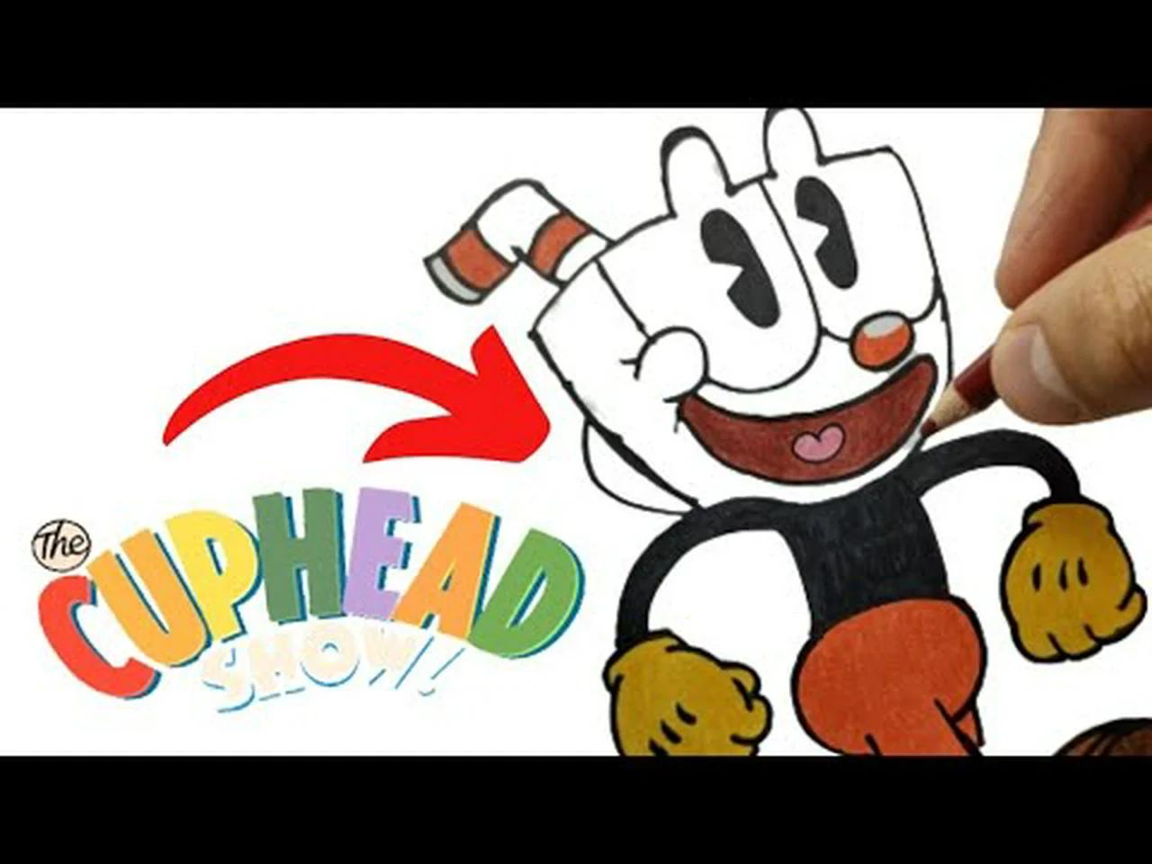 Como DIBUJAR a CUPHEAD del SHOW de CUPHEAD/How to DRAW CUPHEAD from THE ...