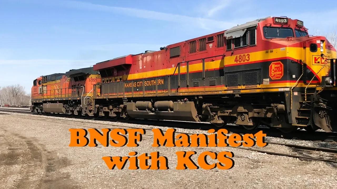 BNSF and KCS Westbound Manifest Staples Sub