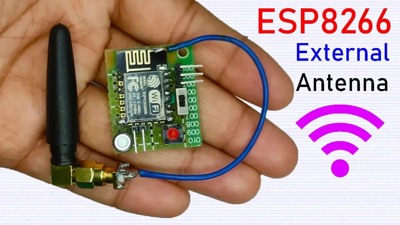 Soldering External Antenna for ESP8266, Use a Directional Antenna ...