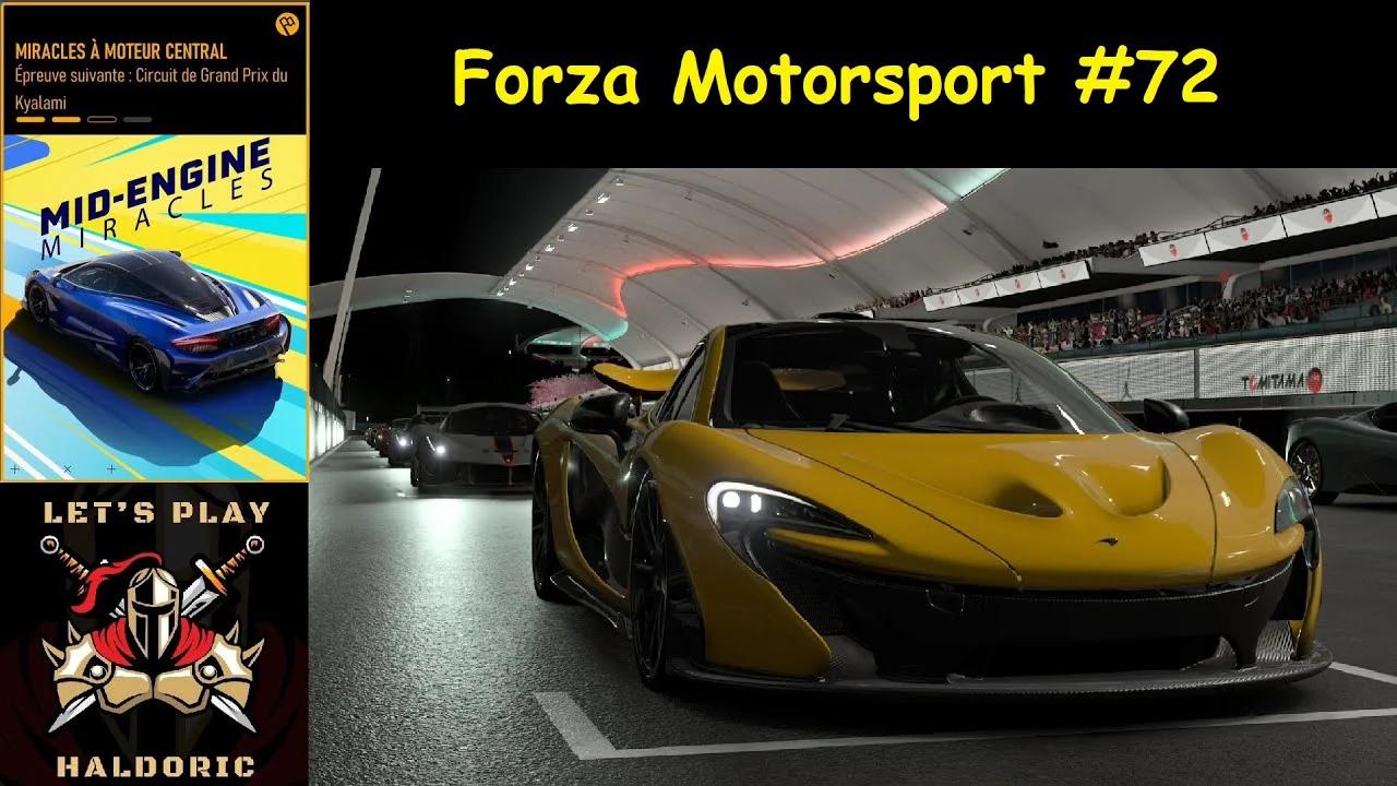 Forza Motorsport 2023 #72 Miracles à moteur central. 3/4 Circuit de GP du Kyalami. 2013 McLaren P1.
