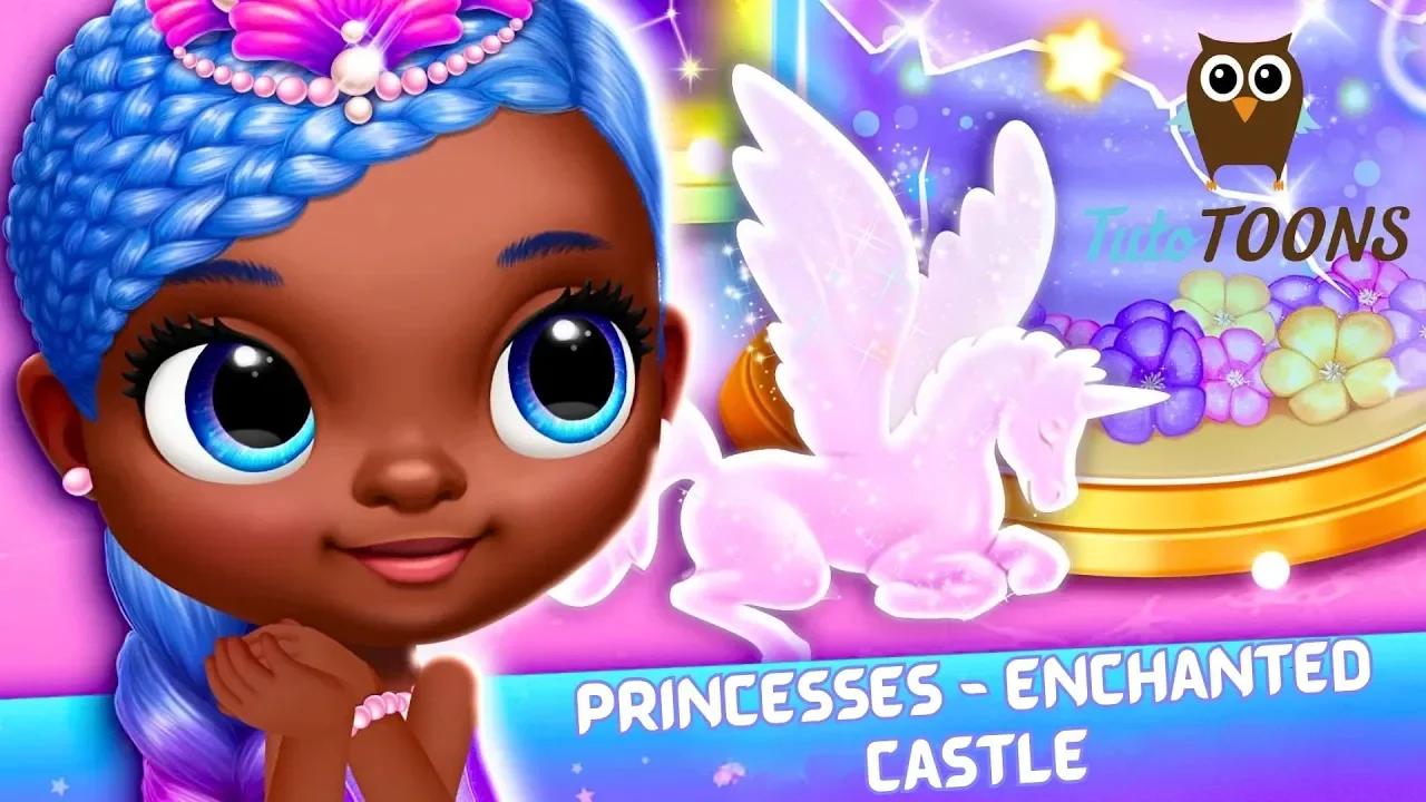 Princesses - Enchanted Castle: TutoTOONS Dress Up Princess Care Game ...