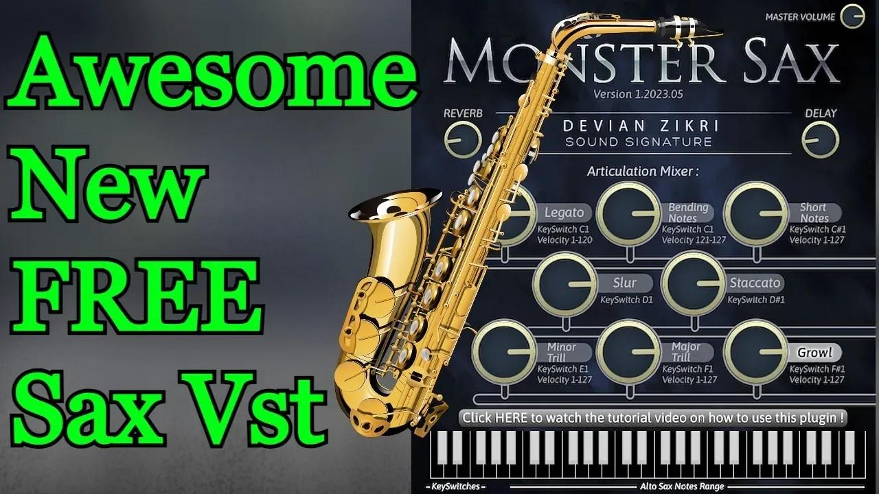 Cool New FREE Saxophone VST Plugin by Agus Hardiman w/ 8 Articulations ...