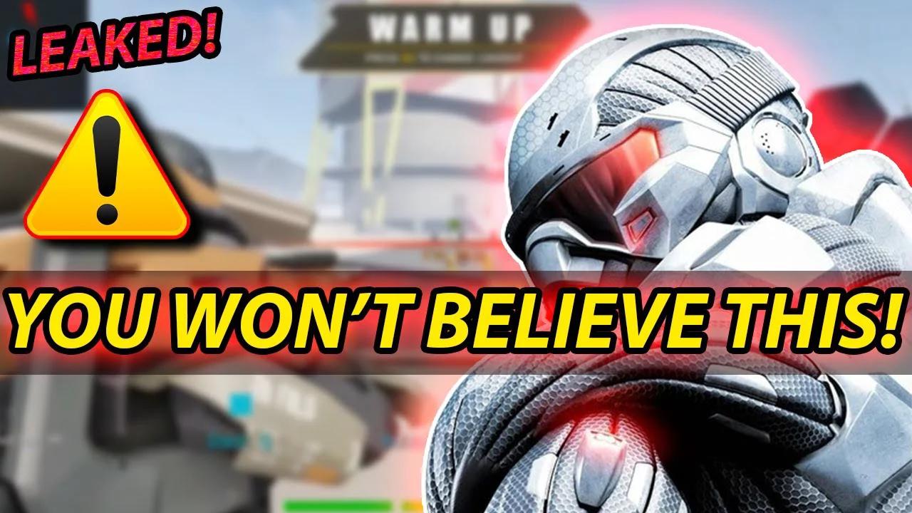 Crysis Next Canceled - Leaked Multiplayer Gameplay Reveal