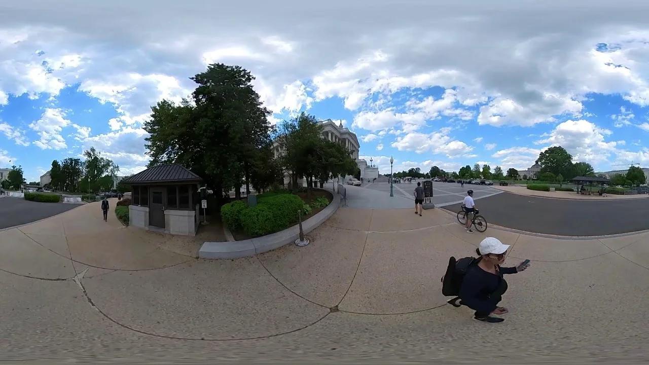 Insta 360 walk around the Capitol test take 2