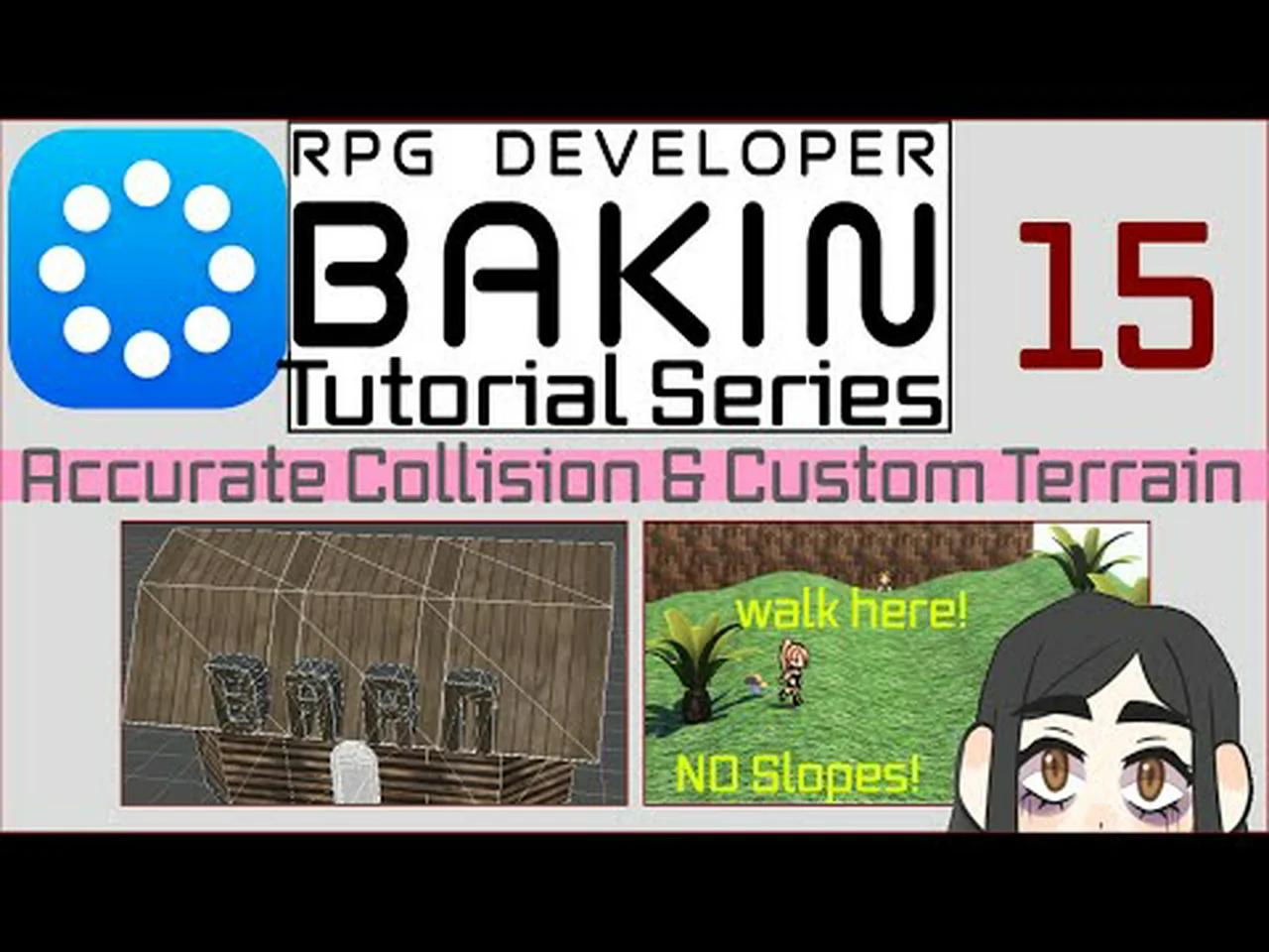 Getting Started in RPG Developer BAKIN: ACCURATE Collision, CUSTOM Terrain