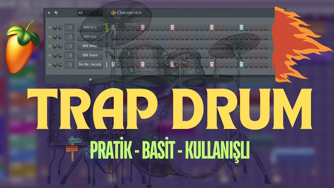 Basit - Kolay ve Pratik TRAP DRUM Patterns Tutorial!