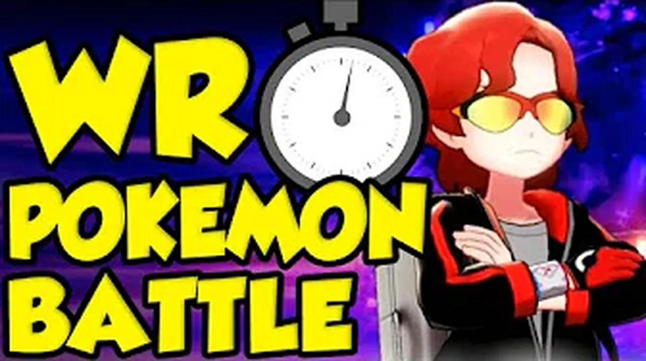 THE FASTEST POKEMON BATTLE EVER! Pokemon Battle Speedrun World Record!