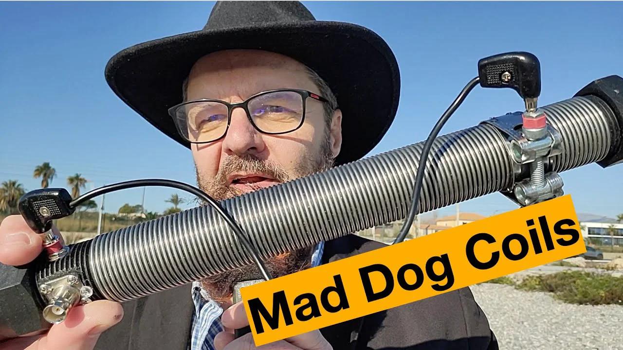 A Short Antenna On 80m With The Mad Dog Coil.