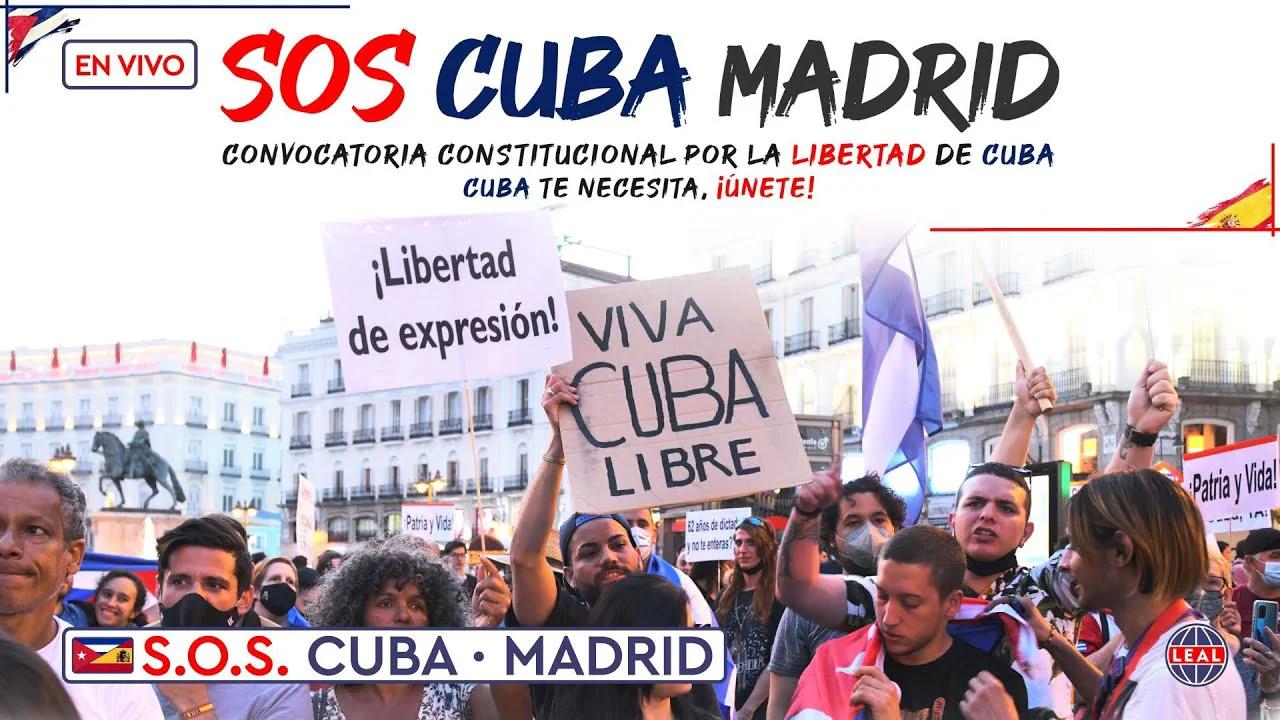 🇨🇺 SOS Cuba Madrid 🇪🇸 Convocatoria Constitucional por la Libertad de ...