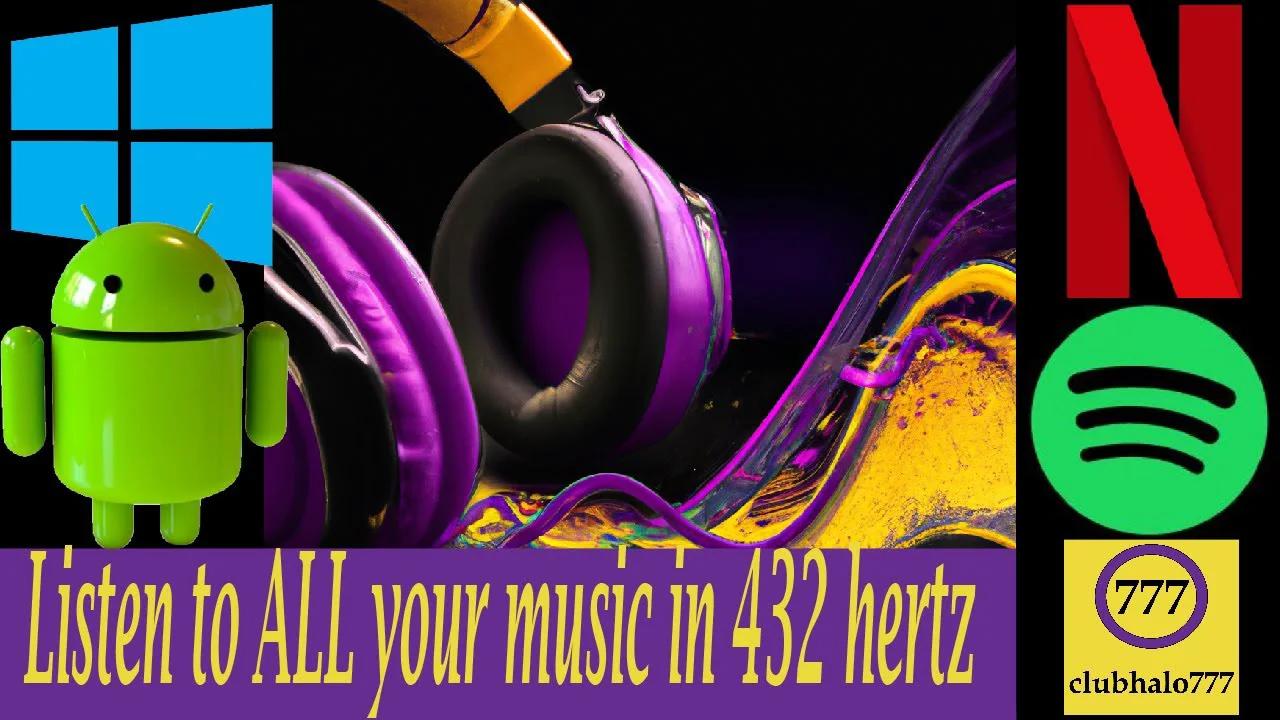 How to convert Netflix YouTube Spotify and any website audio to 432 Hz ...