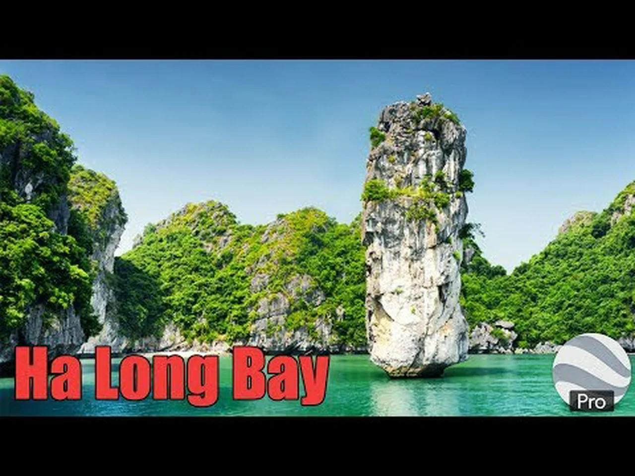 Tour of Ha Long Bay Vietnam | Google Earth Pro