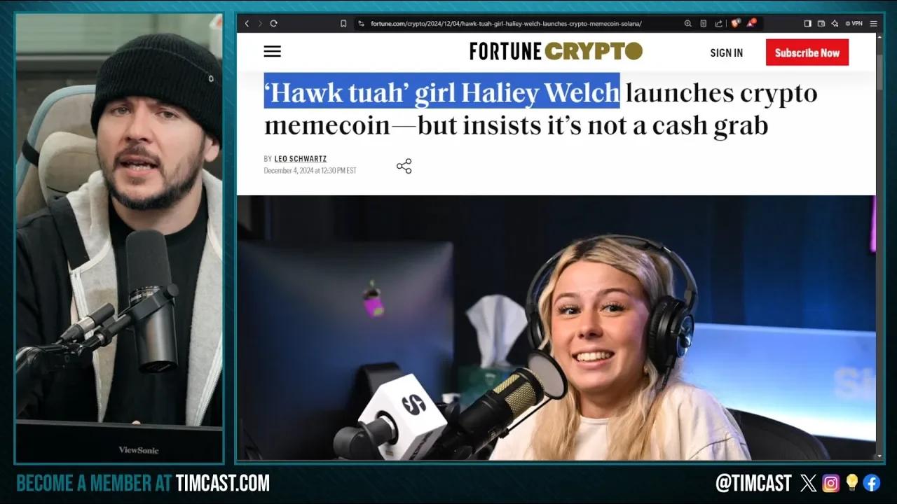 Hawk Tuah Girl Allegedly SCAMMED MILLIONS In Crypto Pump N Dump, People ...