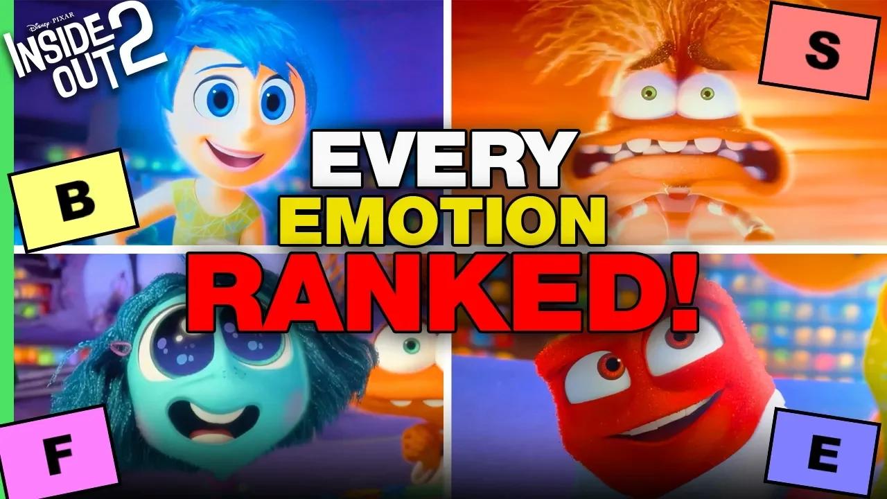 Every Emotion In Inside Out 2 Movie Ranked From Worst To Best
