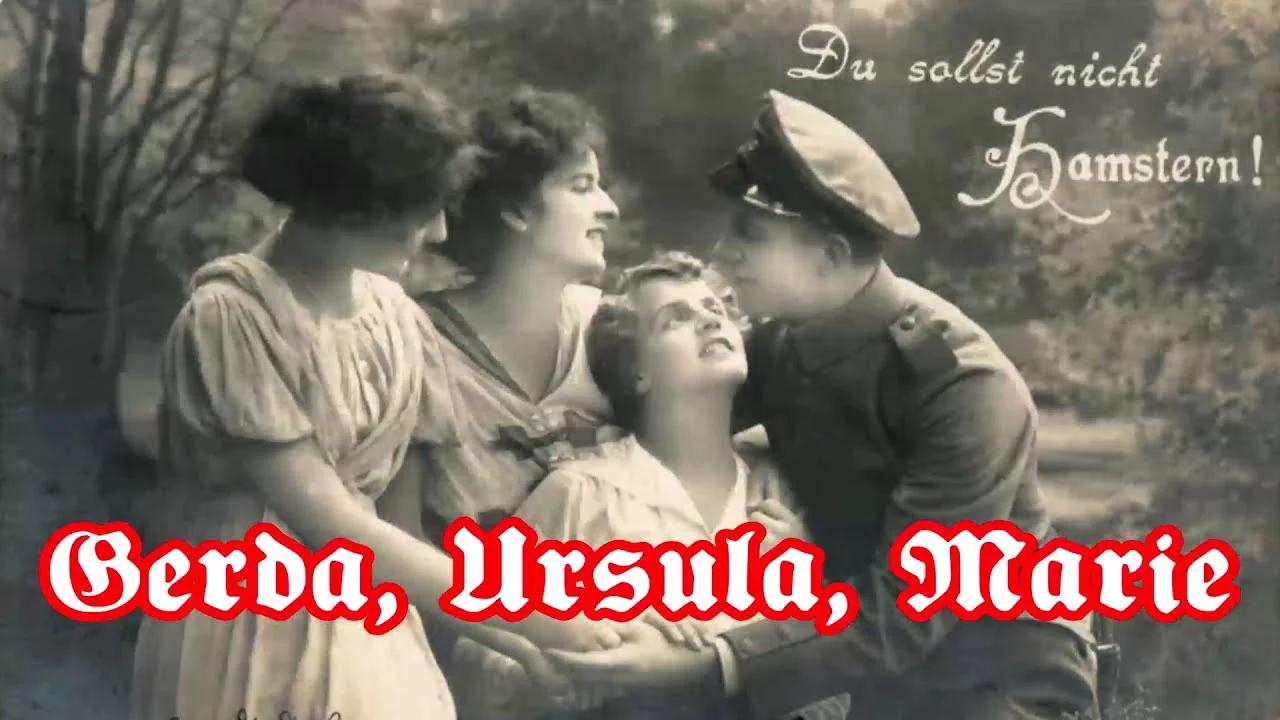 Gerda, Ursula, Marie (Herms Niel) - Marschlied/German Marching Song ...