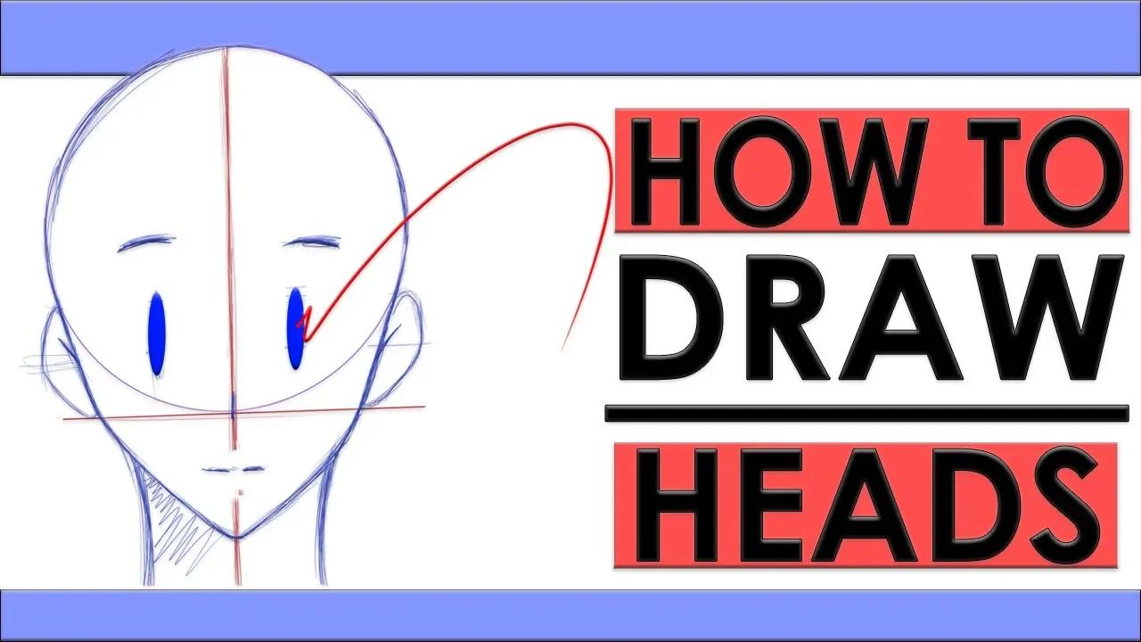 How to Draw Heads | Anatomy Practice/ Study | Anime Tutorial