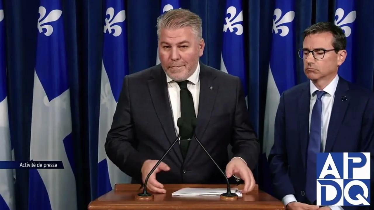 25 sept 2024 Point de presse du PQ avec Bérubé et Paradis
