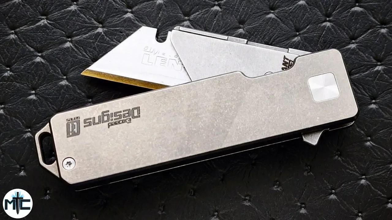 Exceed Designs TiRant Razor V3 Folding Utility Knife - Overview and Review