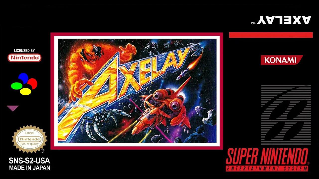 🎮 Axelay (アクスレイ, Akusurei) | Gameplay | Download ROM | Super Nintendo ...