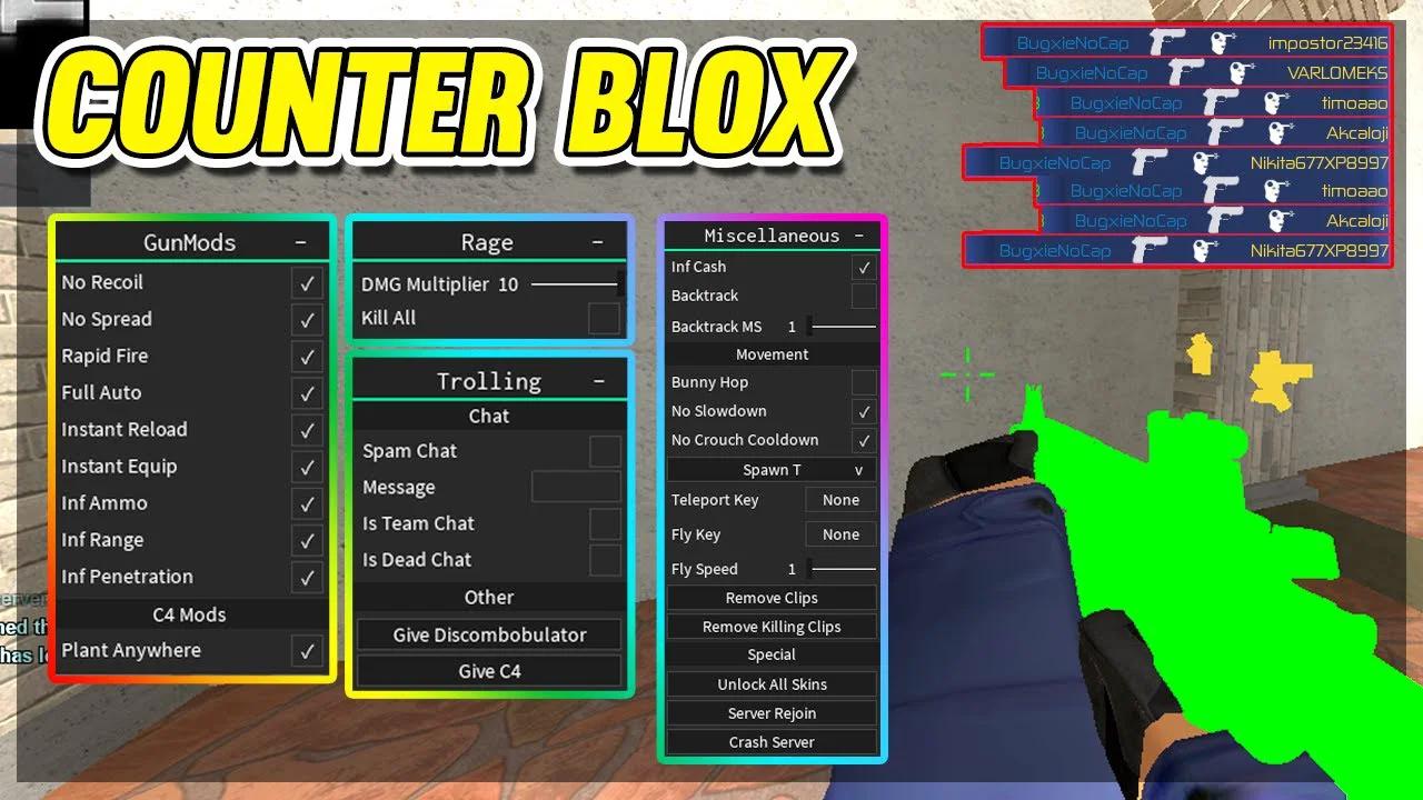 Roblox Counter Blox Hack/Script | Credits, Skins, Aimbot, kill all, anti-aim & MORE WORKING