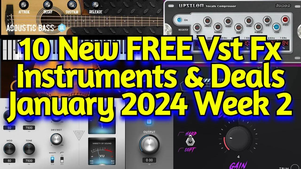 10 New FREE VST Plugins, Vst Instruments, Sample Packs & New Year Deals ...