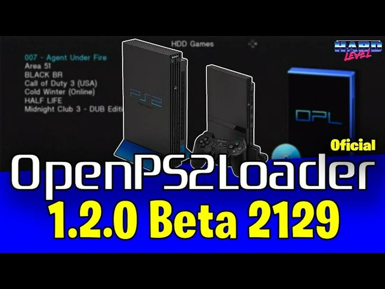 🚨OPL 1.2.0 Nova beta 2129! Confira as novidades! (ZSO + EXFAT)!