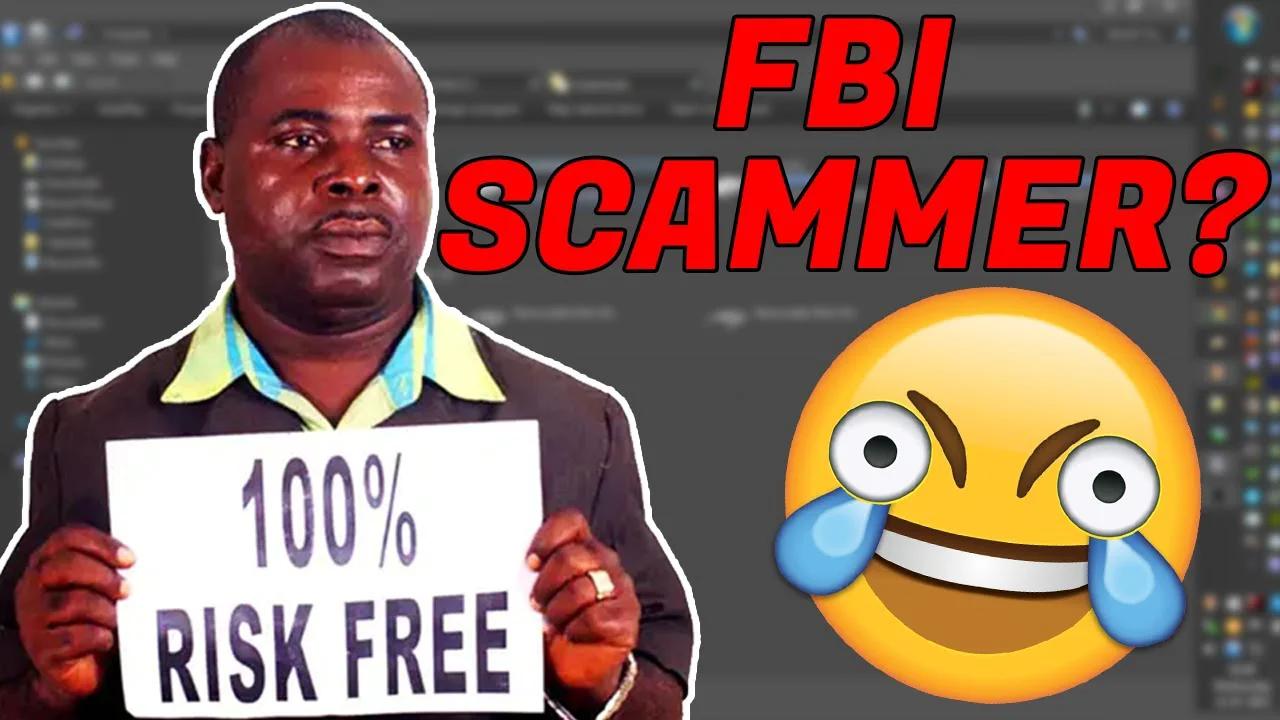 ANGRY Lottery Scammer Works At The FBI?