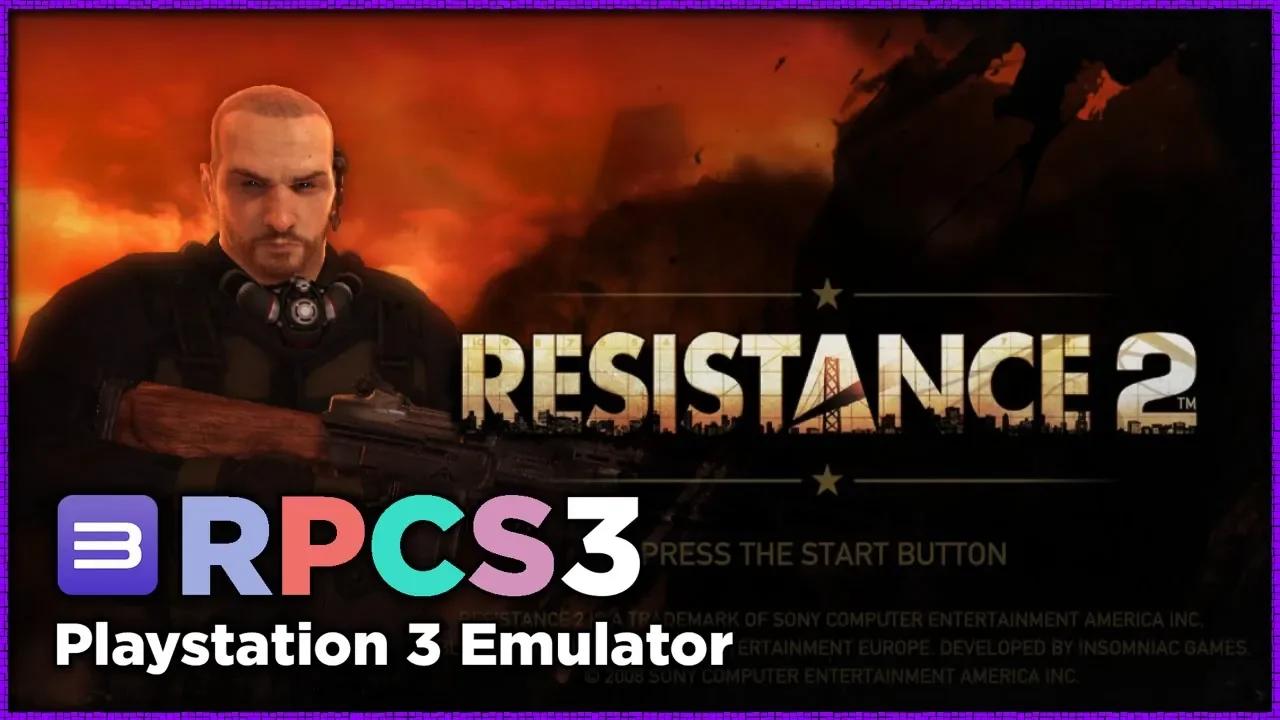 Resistance 2 | RPCS3 0.0.24-14285 | PlayStation 3 Emulator
