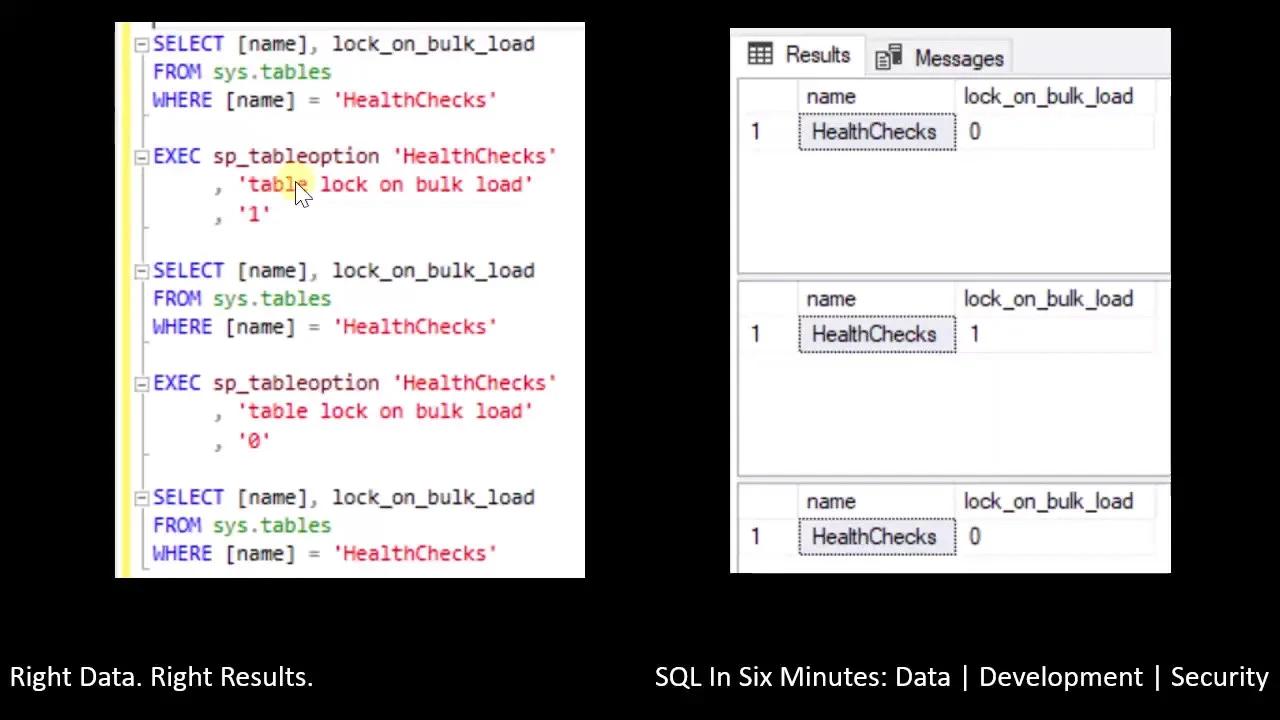 T Sql Lock Table On Bulk Insert Bulk Load