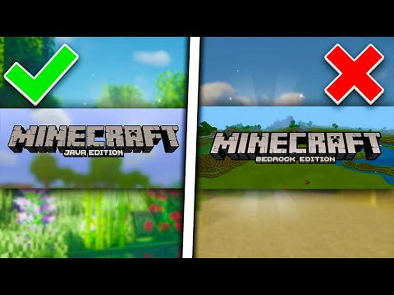 Minecraft Java VS Minecraft Bedrock